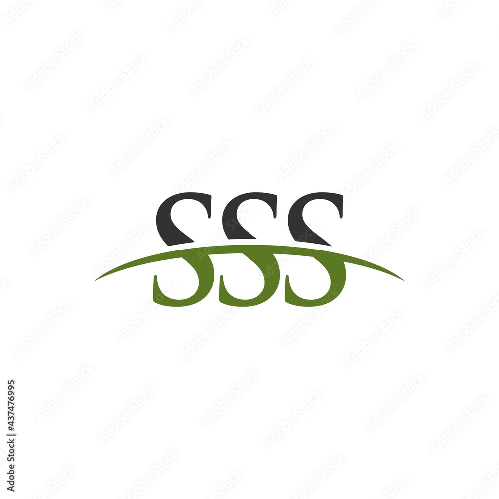 SSS initial swoosh horizon, letter logo designs corporate inspiration ...
