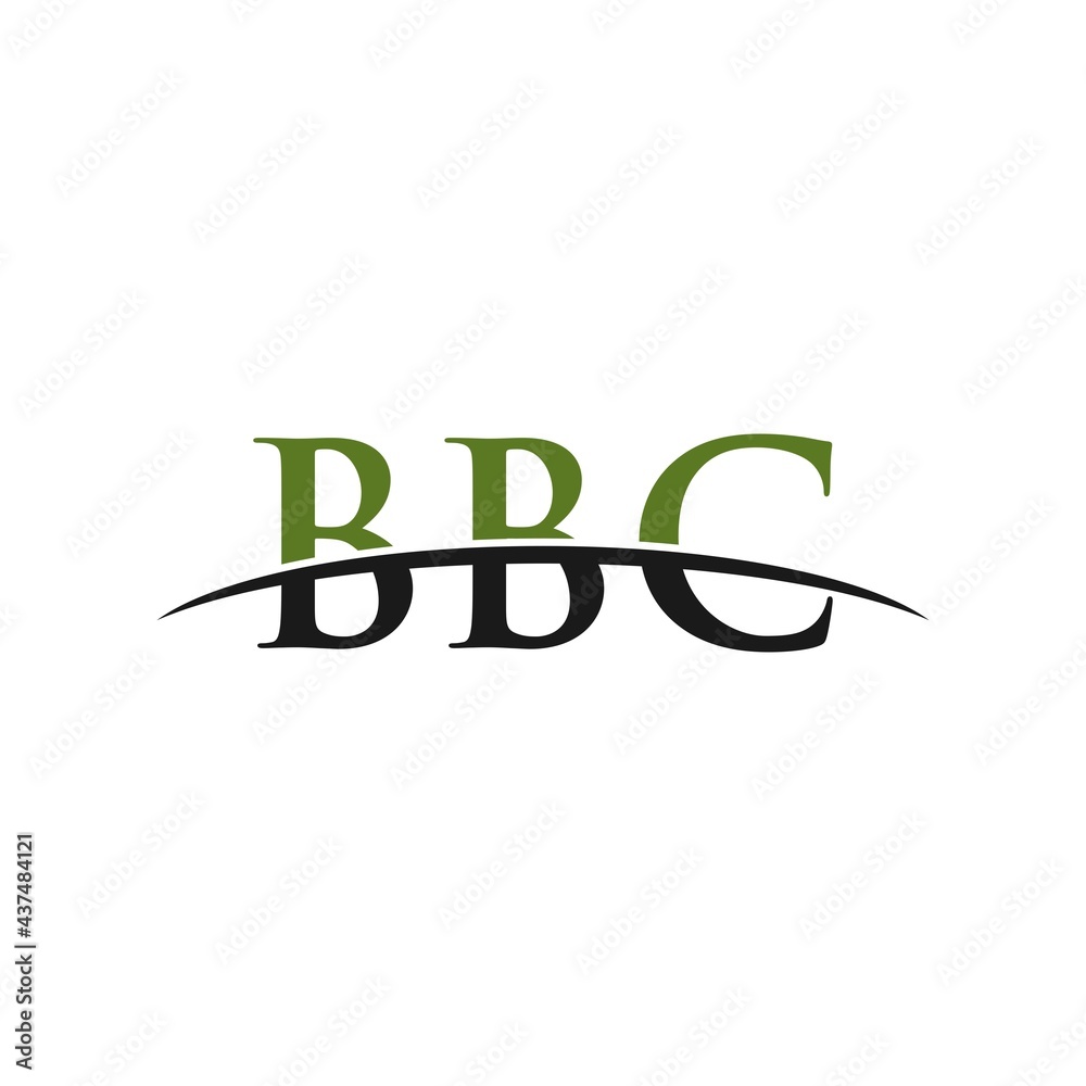 BBC initial swoosh horizon, letter logo designs corporate inspiration ...