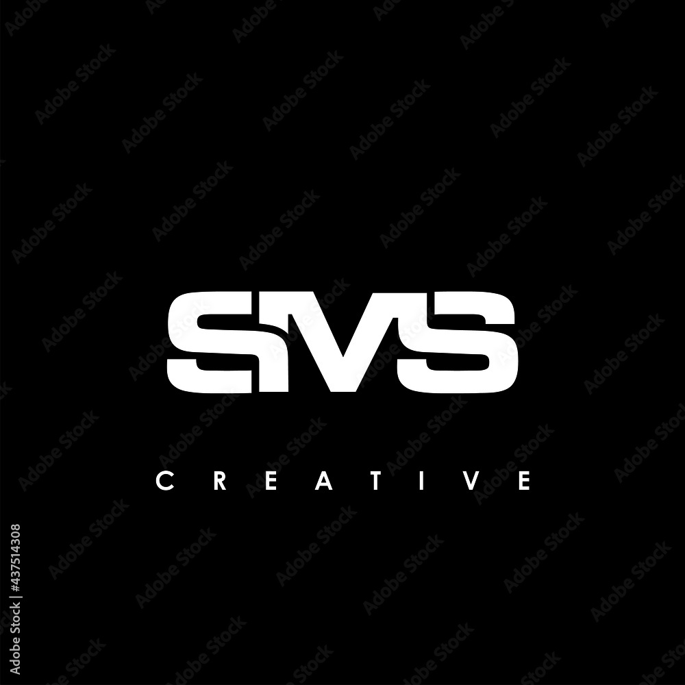 SMS Letter Initial Logo Design Template Vector Illustration Stock ...