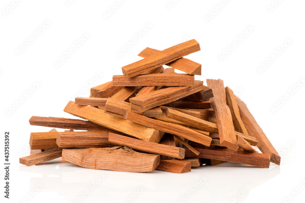 Sappan ,sappan tree,caesalpinia sappan, wood isolated on white ...