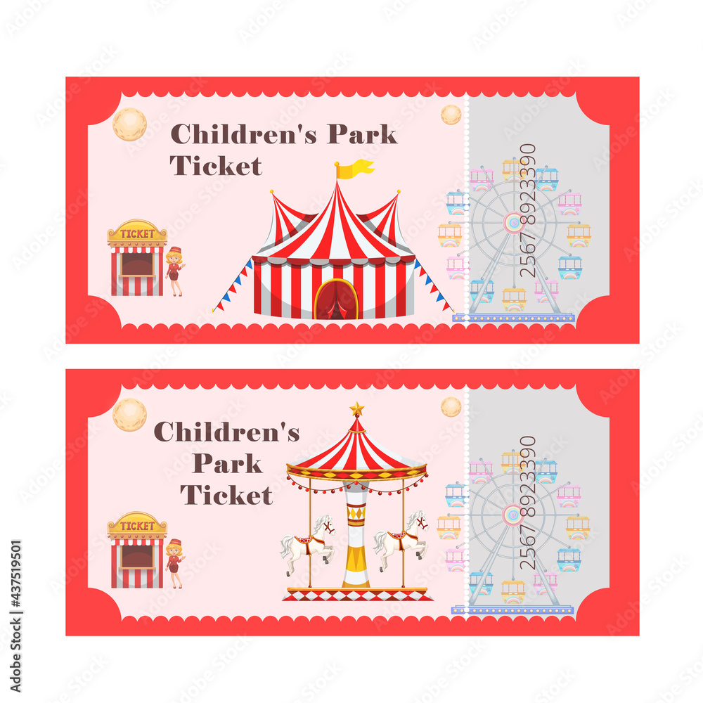 vector illustration park show fun background festival party graphic ...