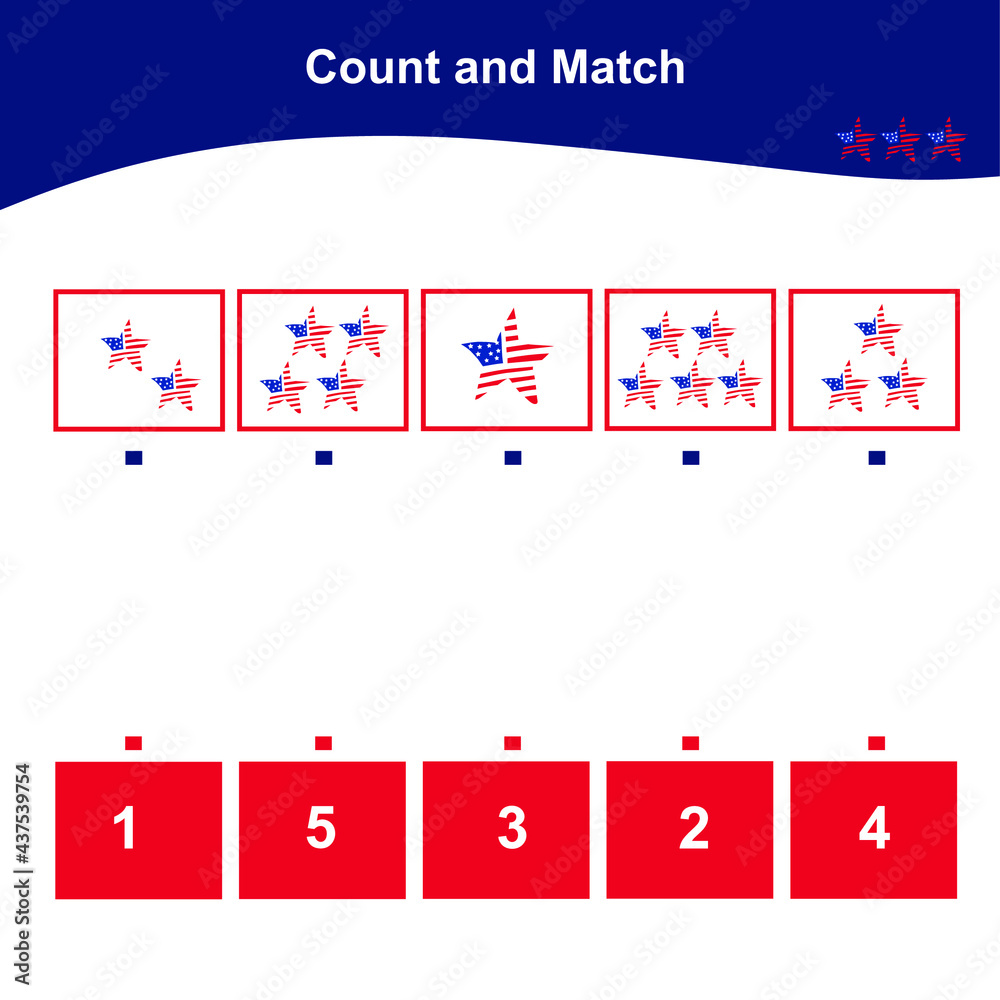 Counting Game for Preschool Children. It is perfect for exercising ...