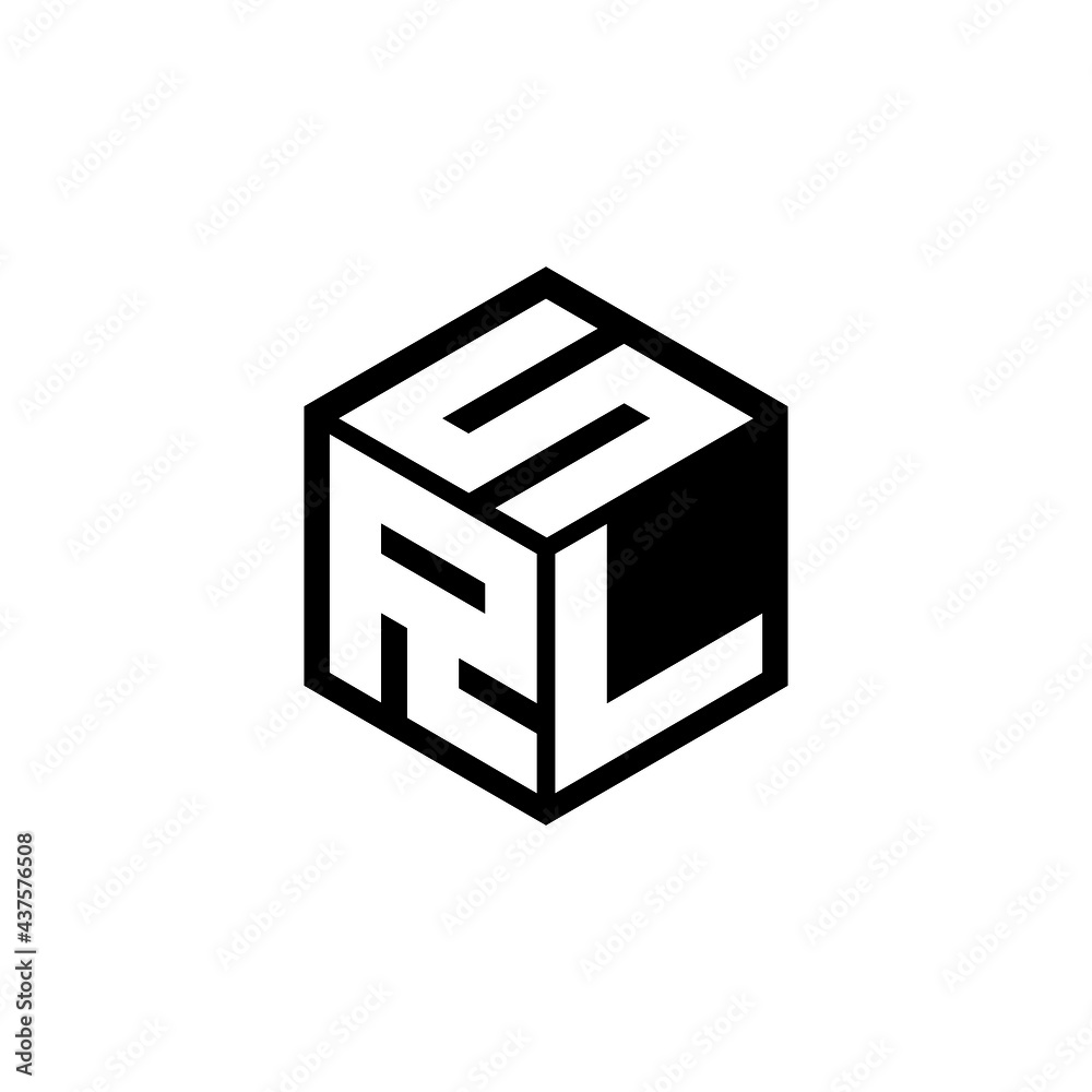 RLS letter logo design with white background in illustrator, vector ...