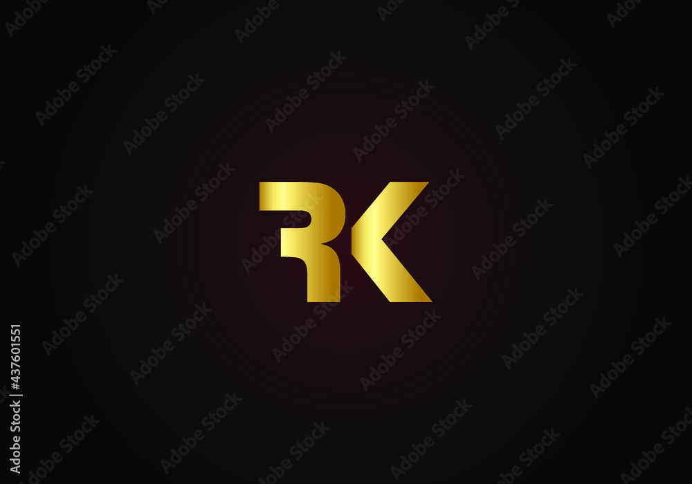 Minimal Letter RK Logo Design, Outstanding Professional Elegant Trendy ...