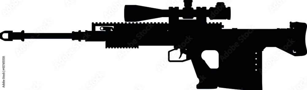 anti materiel rifle, GM6 Lynx Caliber 50 BMG Cal 12 × 99 NATO Bulpup ...