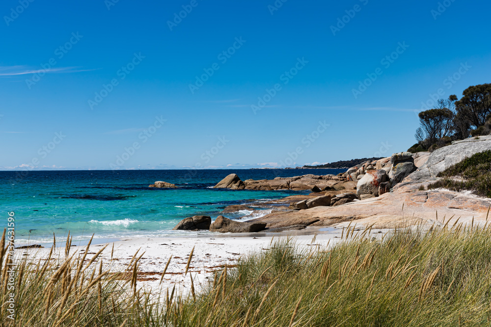 Binalong Bay beach scene Tasmania Stock Photo | Adobe Stock