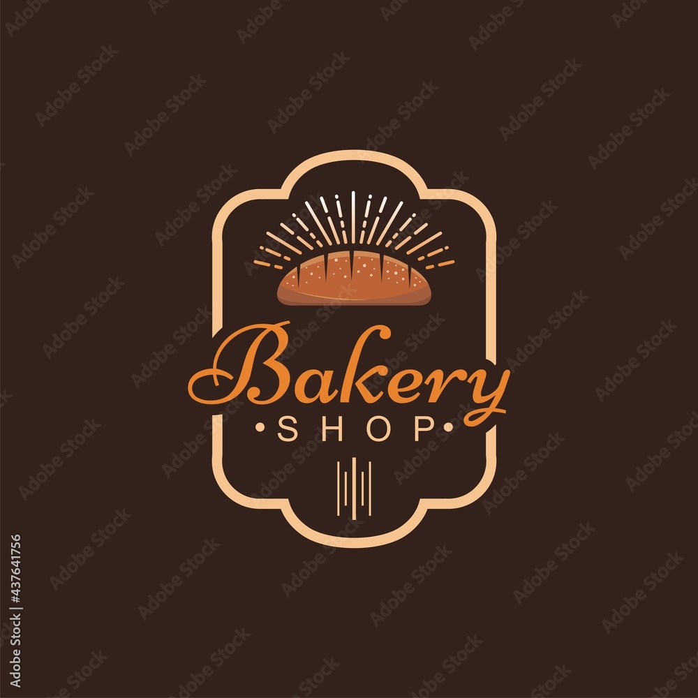 Bakery logo vector design template for business. Bakery shop design ...