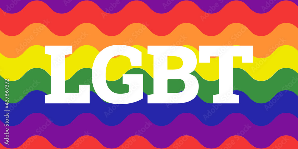 LGBT Colors Background LGBTs Colorful pride flag or Rainbow pride flag ...