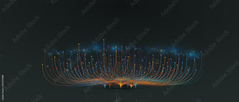 abstract technology data background Business & development Stock Vector ...
