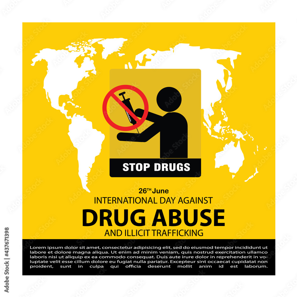 International Day Against Drug Abuse and Illicit Trafficking, Poster ...