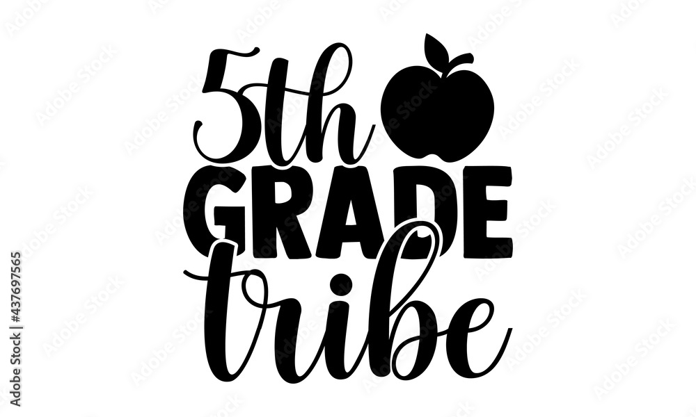 5th grade tribe - 5th grade t shirts design, Hand drawn lettering ...
