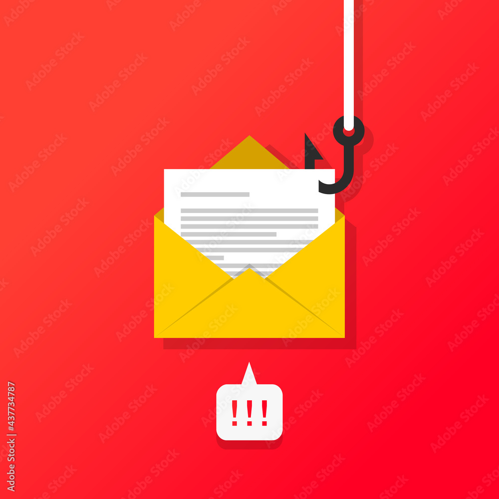 Data phishing concept. Thief stealing document or file from envelope ...