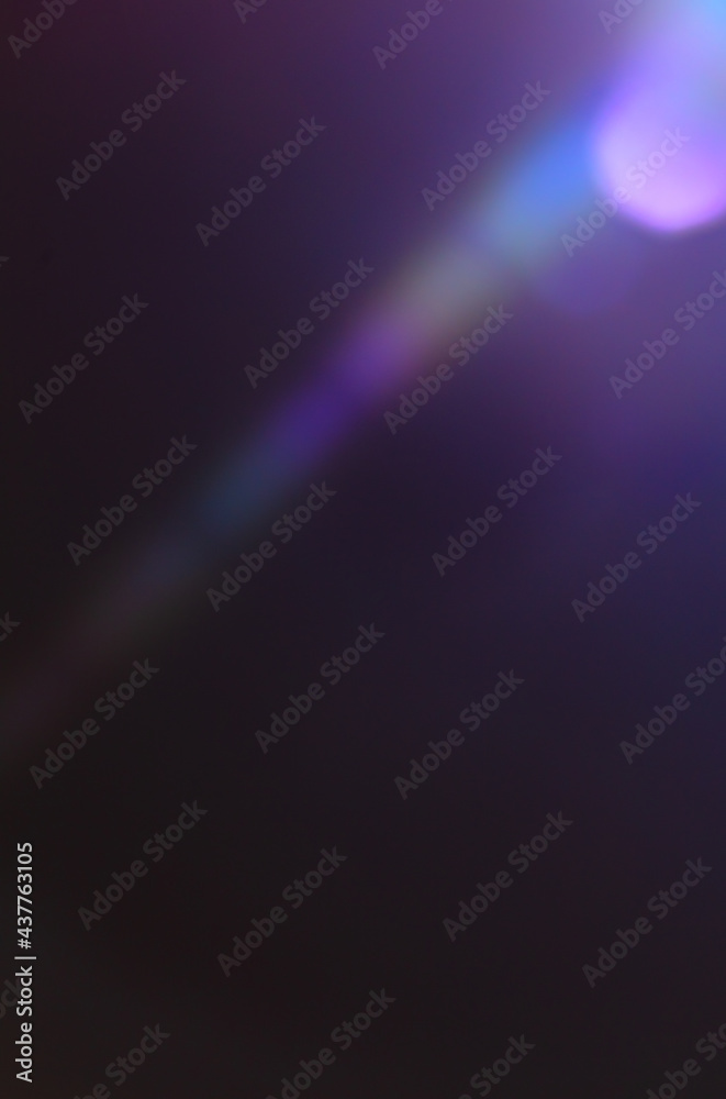 Rainbow lens flare from a light source star forms rays. Rainbow frame ...
