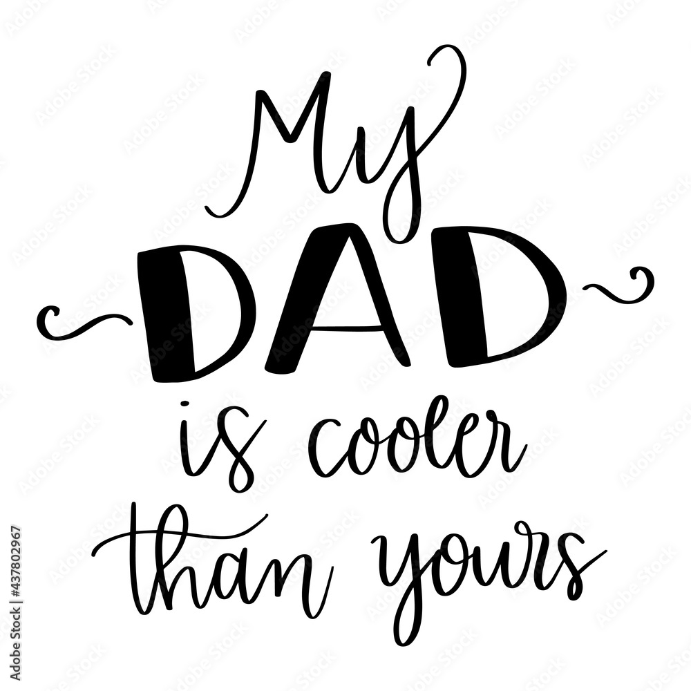 Happy Father's Day Calligraphy Cursive Script Blue Logo Text Graphic ...