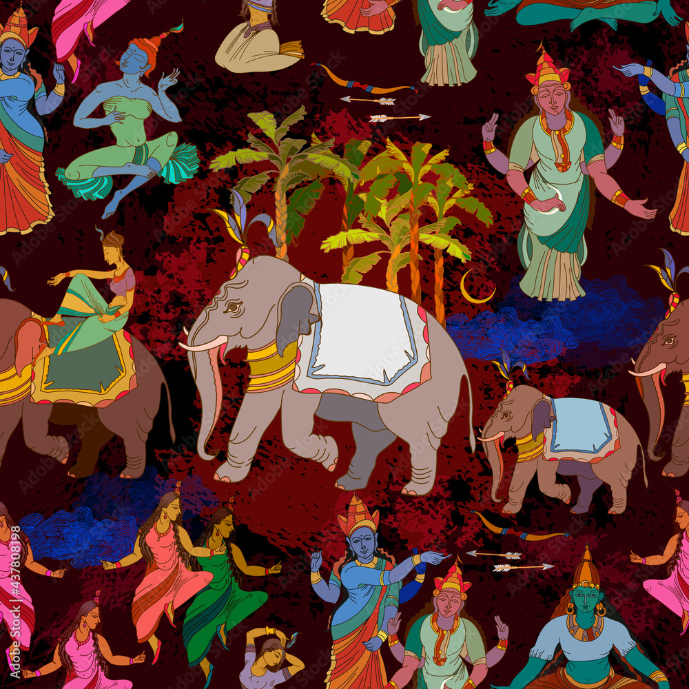 Traditional Indian Mural Designs