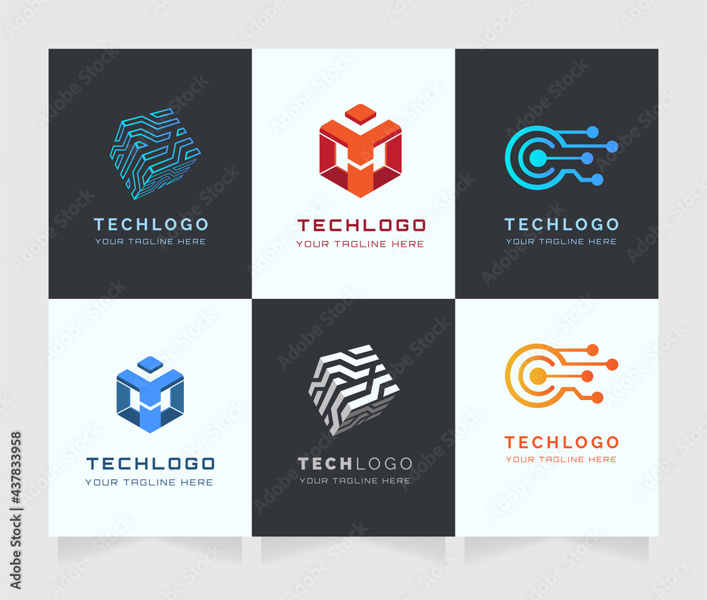 techno logo high quality vector Stock Vector | Adobe Stock