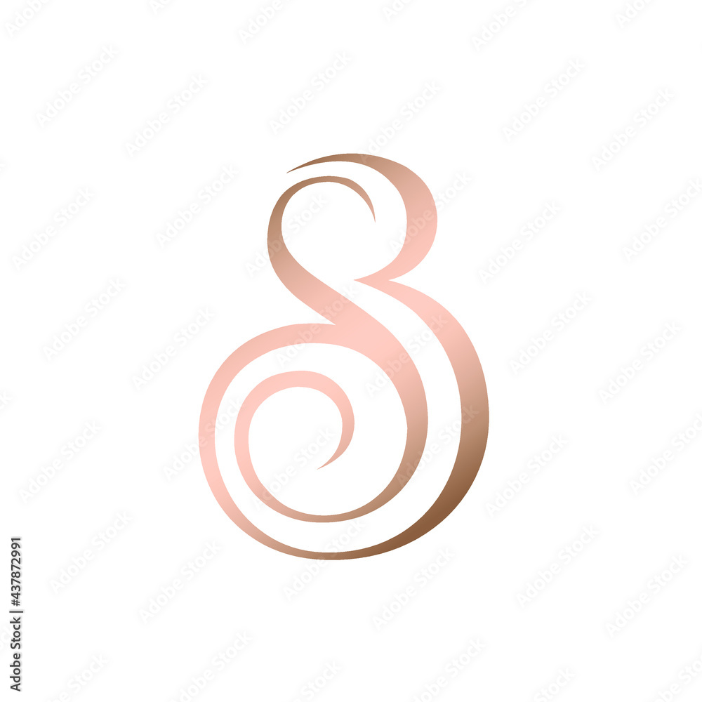 SB, BS monogram logo.Typographic signature icon.Letter s and letter b ...