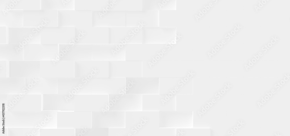 Random shifted white rectangle boxes block background wallpaper banner ...