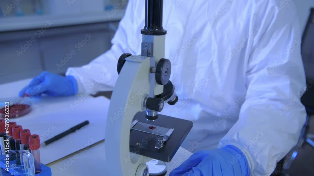 Research concept of 4k resolution. Scientists are investigating the ...