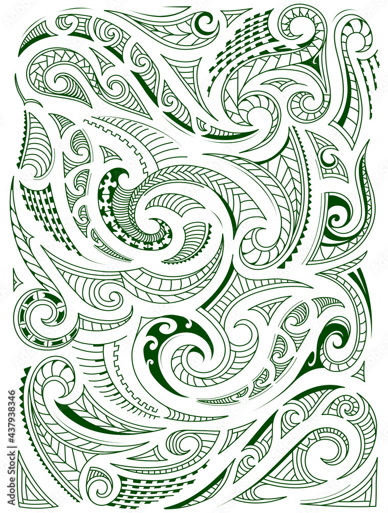 Tribal art design Stock Vector | Adobe Stock