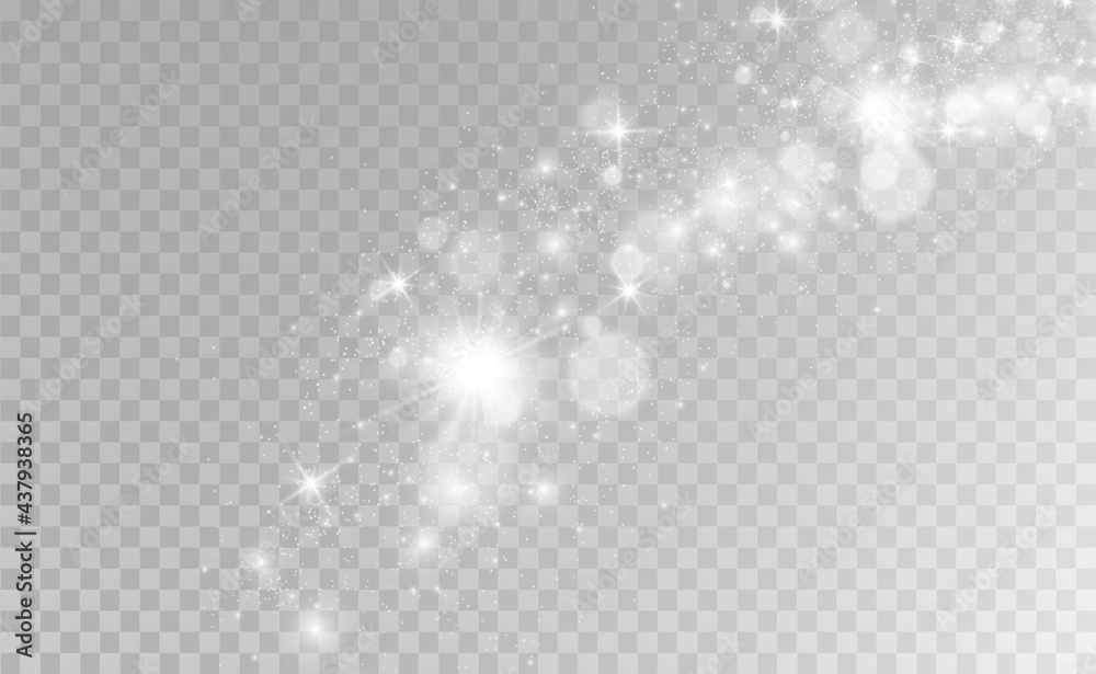 Beautiful sparks shine with special light. Vector sparkles on a ...