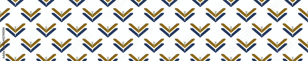 Masculine geometric seamless border pattern. Classic retro geo shape ...