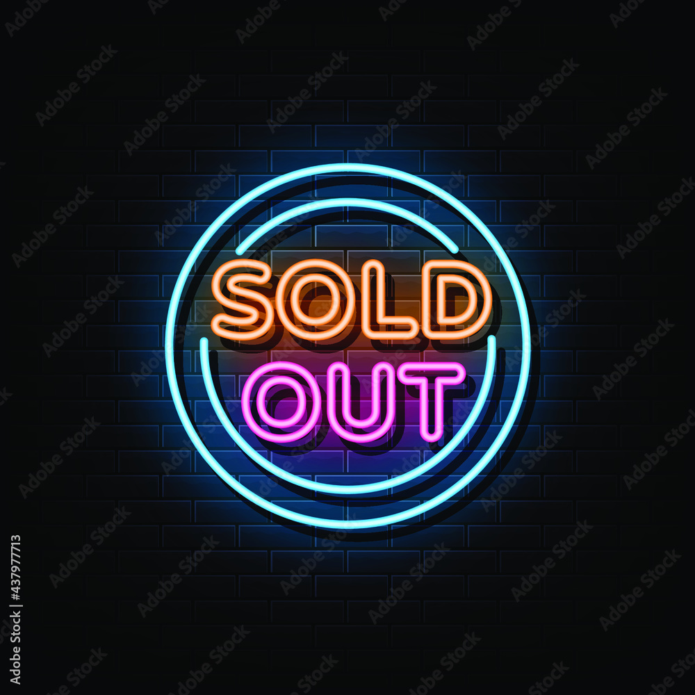Sold Out Sign