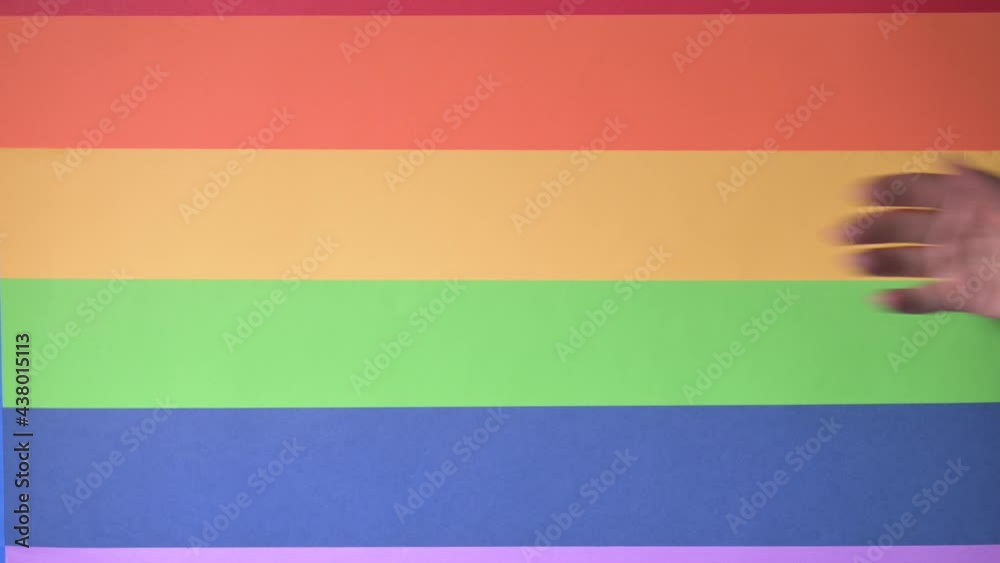Hand fist with lgbt flag background. Lgbt pride concept. Gender ...