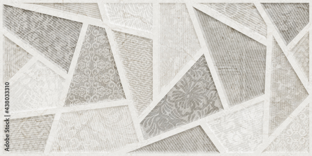 Multicolor 3d digital wall tiles design for interior abstract home ...