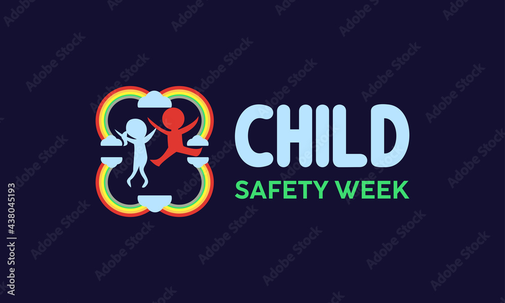 Child Safety Week Awareness Month Concept Observed on Every June. Child ...