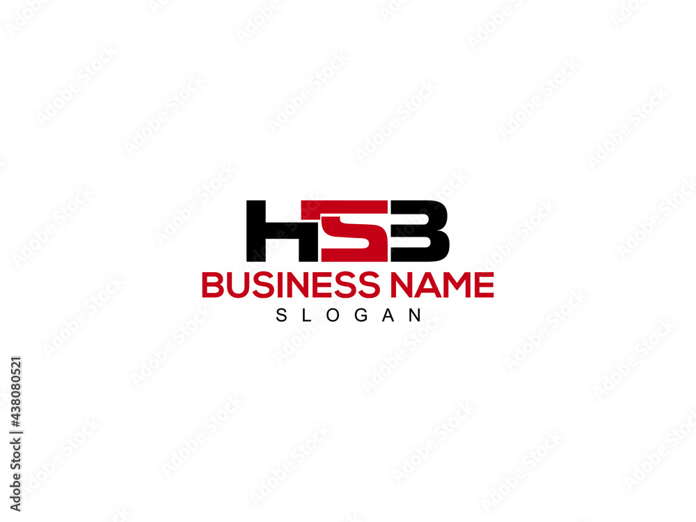 Letter HSB Logo Icon Design For Kind Of Use Stock Vector | Adobe Stock