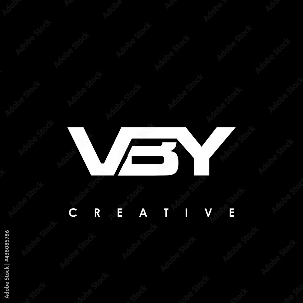 VBY Letter Initial Logo Design Template Vector Illustration Stock ...