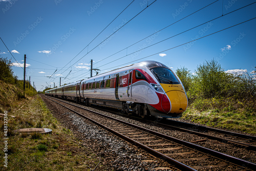 LNER Trains Azuma Locomotive Class 800 Stock Photo | Adobe Stock
