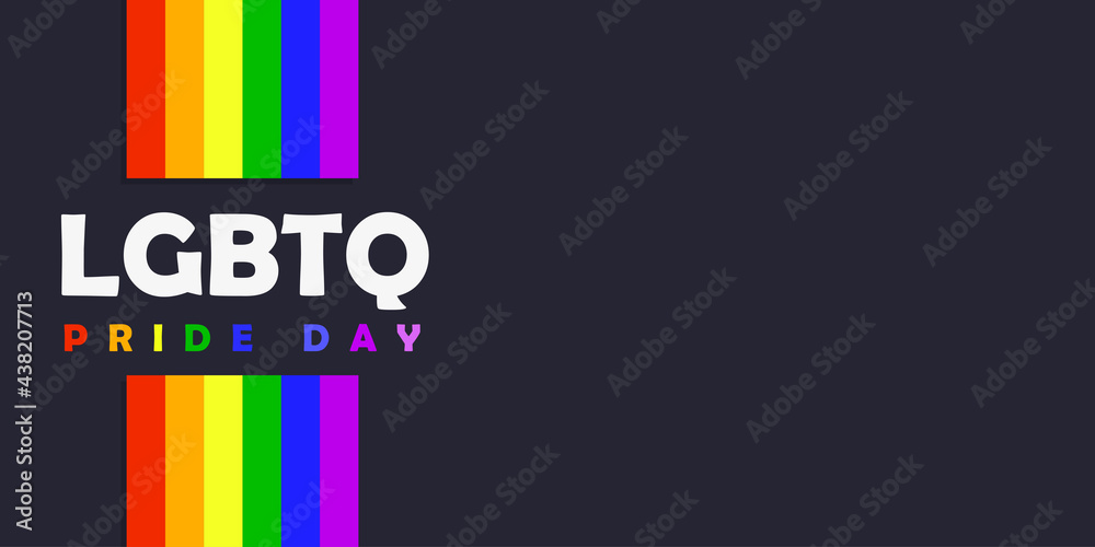 LGBTQ. LGBTQ history month. Pride day. Vector for background, poster ...