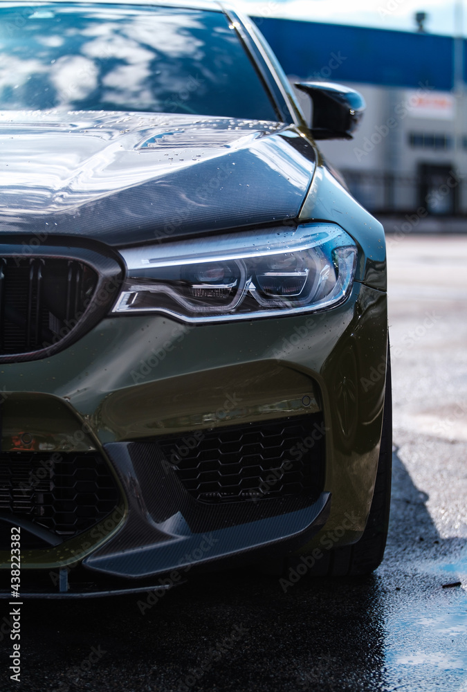 New BMW M5 F90 G30 Competition race car equipped with laser led ...