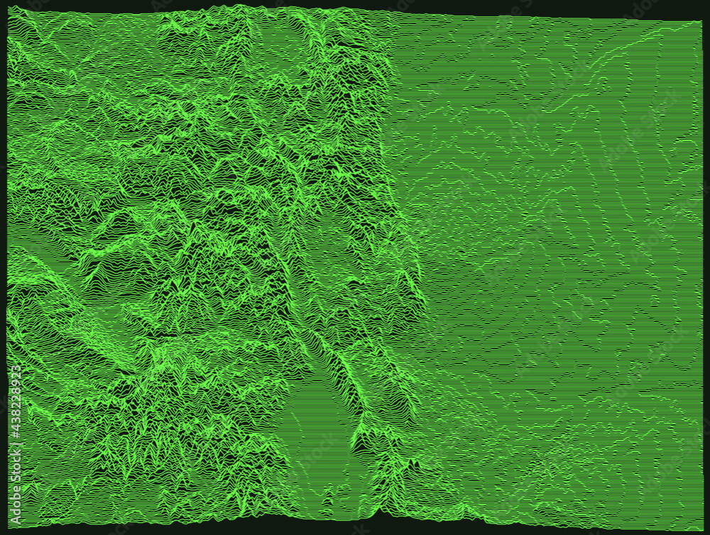 Topographic military radar tactical map of the Federal State of ...
