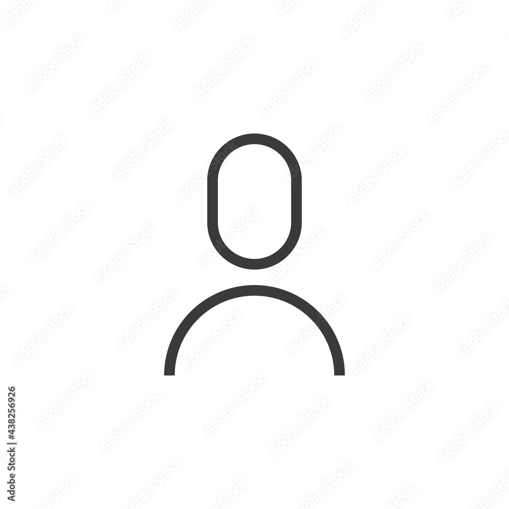 User icon. Human person symbol. Avatar login sign. Stock Vector | Adobe ...