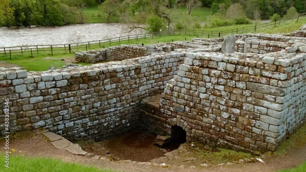 Revealing the Roman baths of Cilurnum, a fort in Hadrian's Wall, built ...