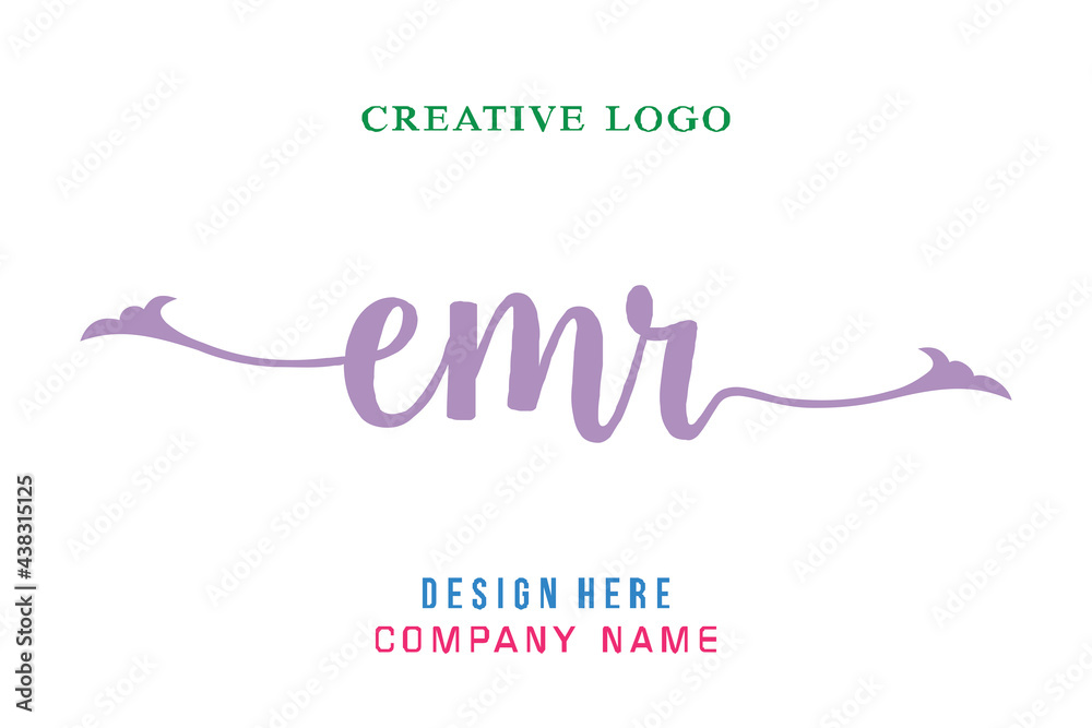 EMR lettering logo is simple, easy to understand and authoritative ...