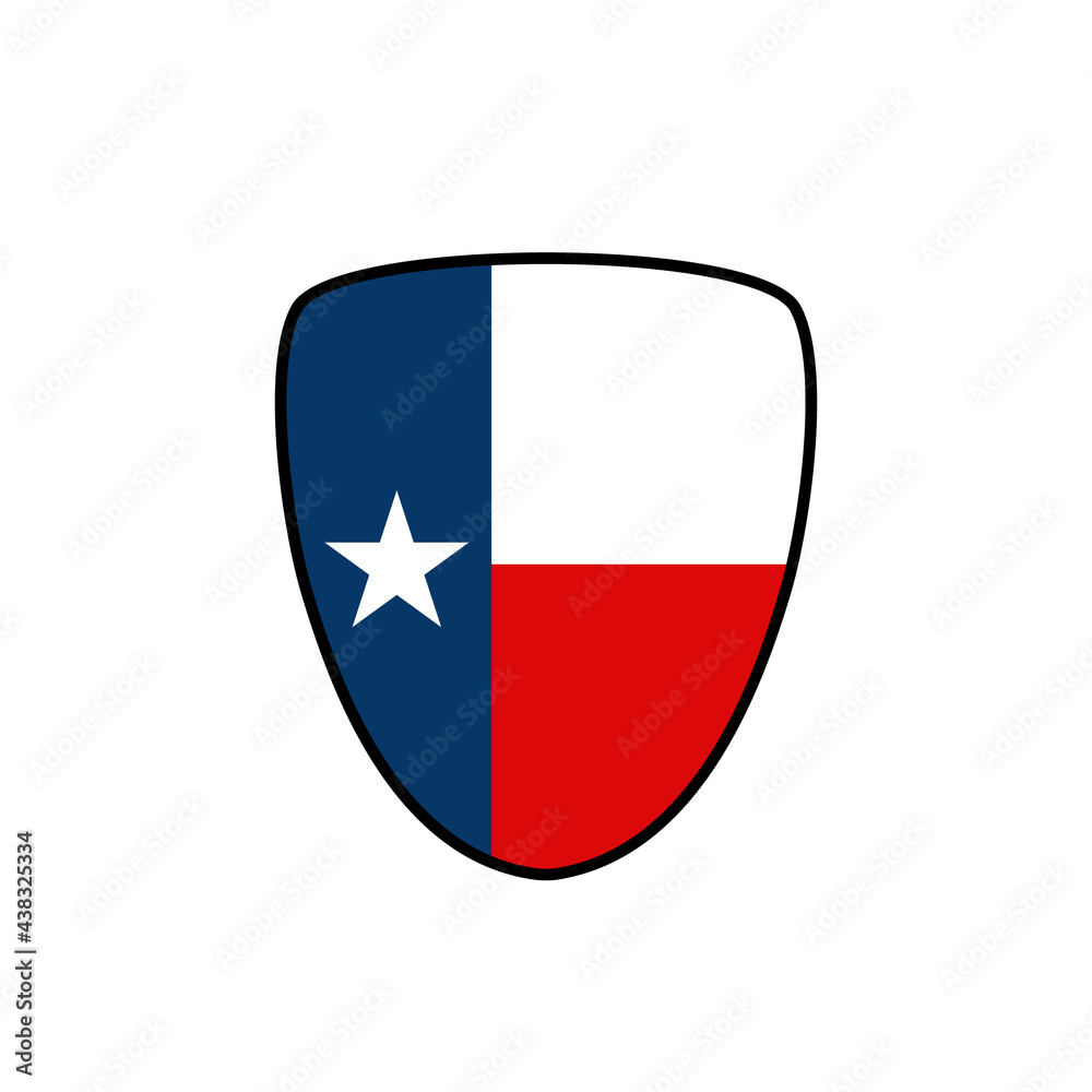 Texas flag logo icon sign The lone star state Patch badge symbol emblem ...