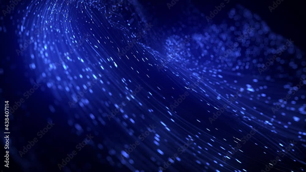 Abstract Digital Web Network And Communication Data Lines Loop 4k Animation Of An Abstract