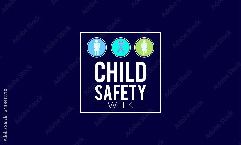 Child Safety Week Awareness Month Concept Observed on Every June. Child ...