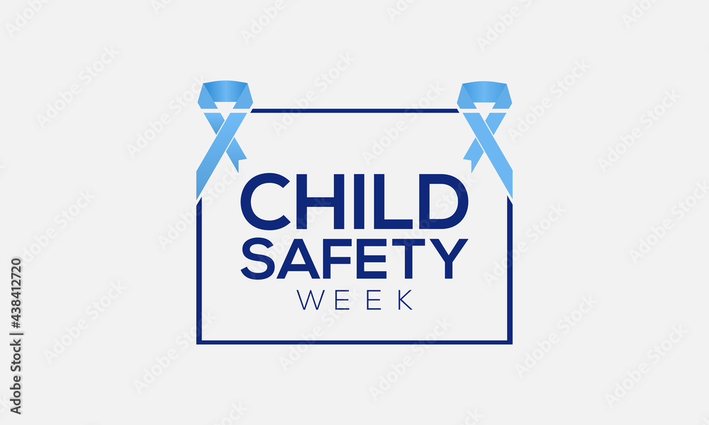 Child Safety Week Awareness Month Concept Observed on Every June. Child ...