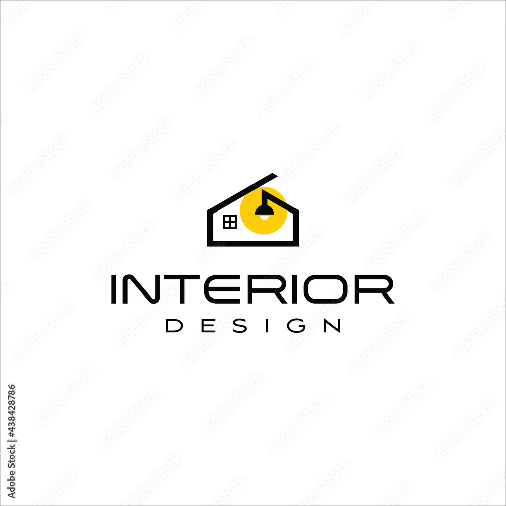 Home Logo Living Room Interior Vector Furniture Business Decoration ...