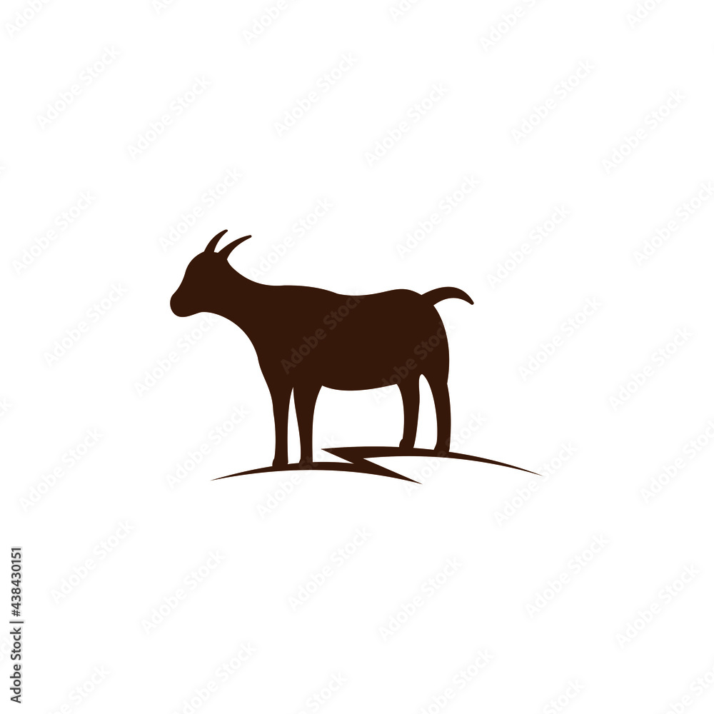 logo design goat, sheep, animal, icon, vector, symbol can be used ...