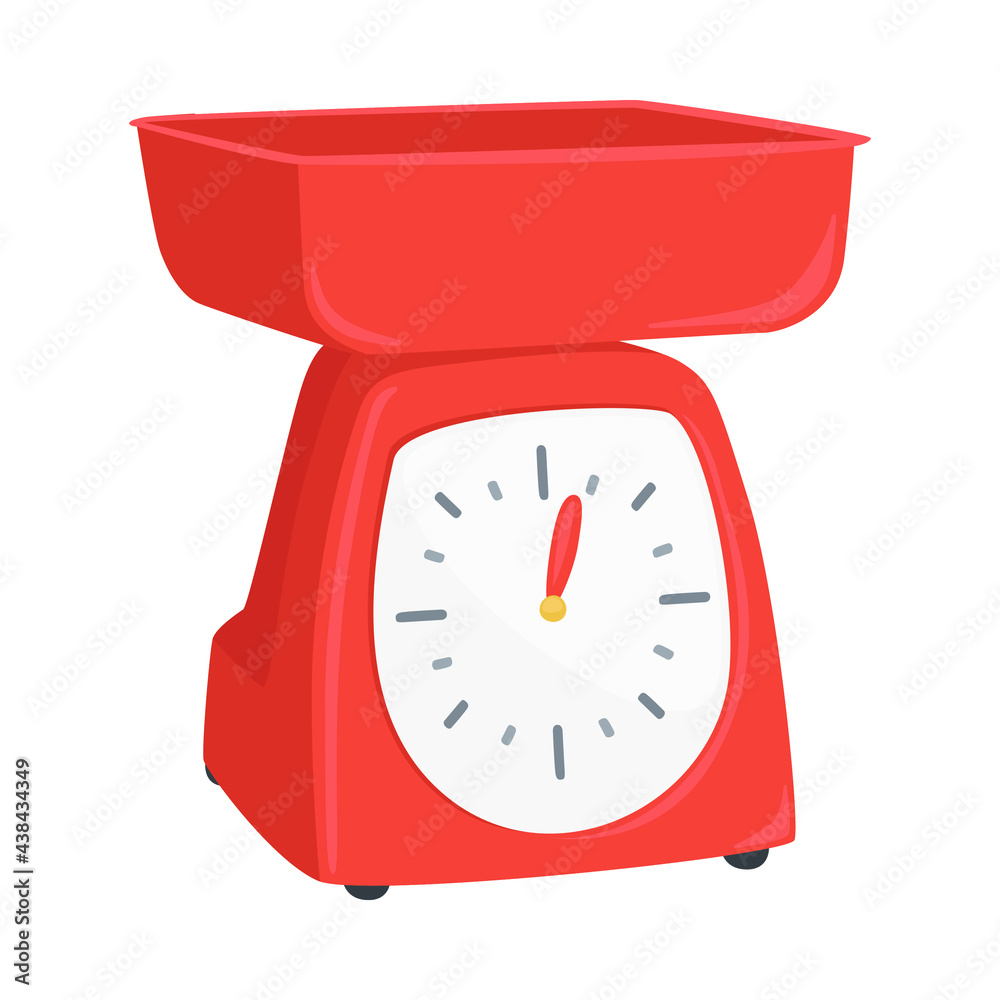 Scale Sign Emoji Icon Illustration. Weight Tool Vector Symbol Emoticon ...