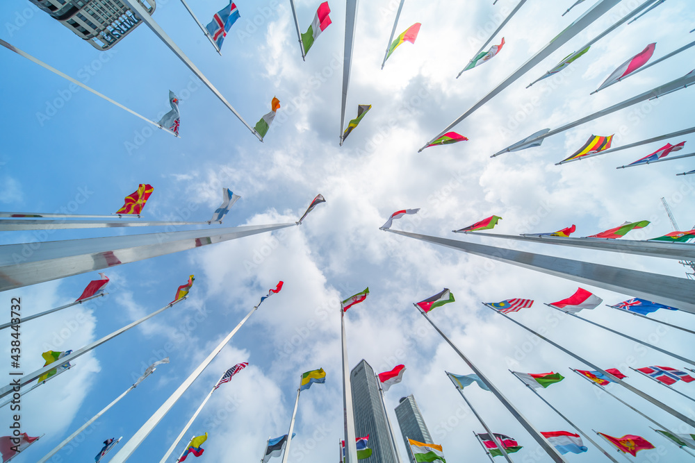 Photo & Art Print flags of the world, snvv