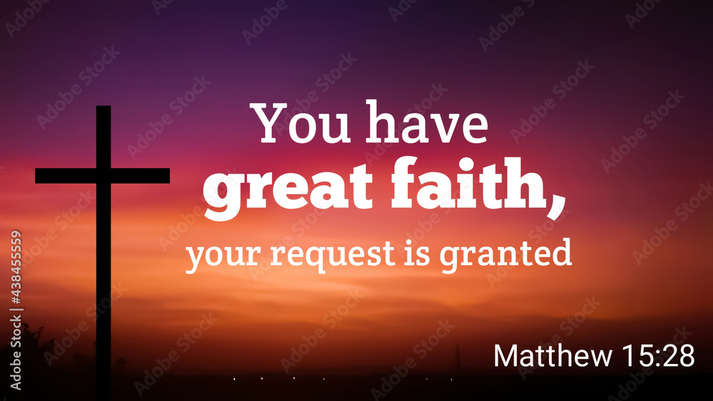 Christian Cross Background With Bible Verse