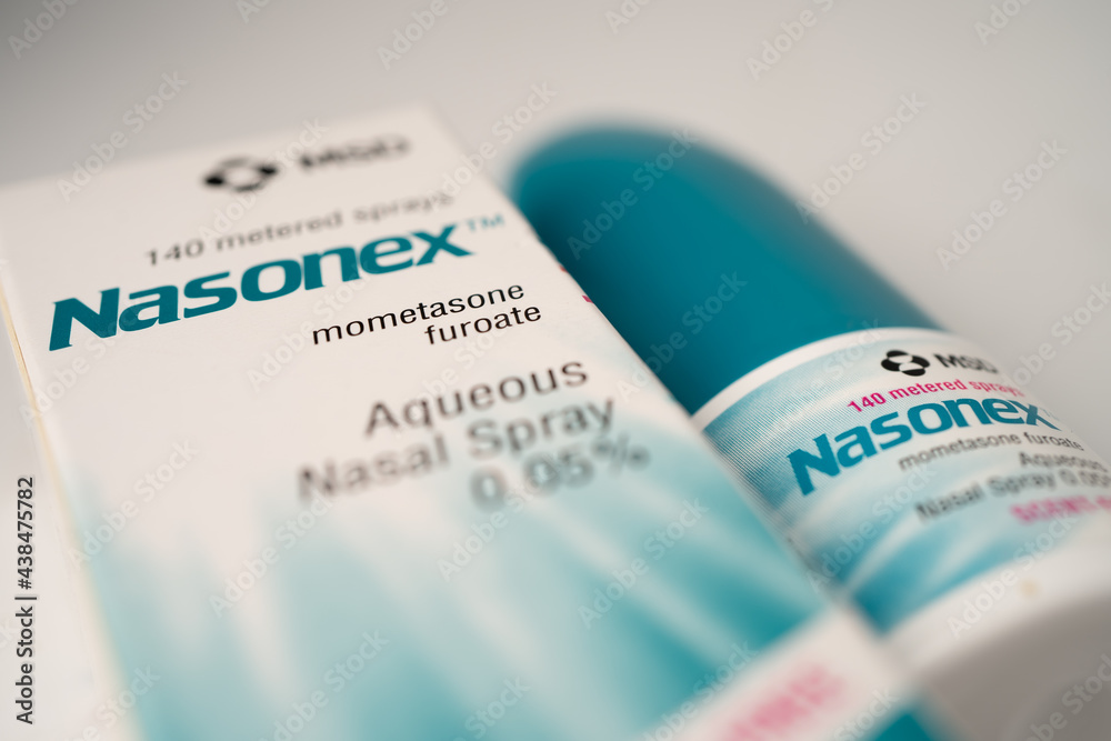 Foto de Bangkok, Thailand, October 1, 2020 Nasonex, mometasone furoate ...