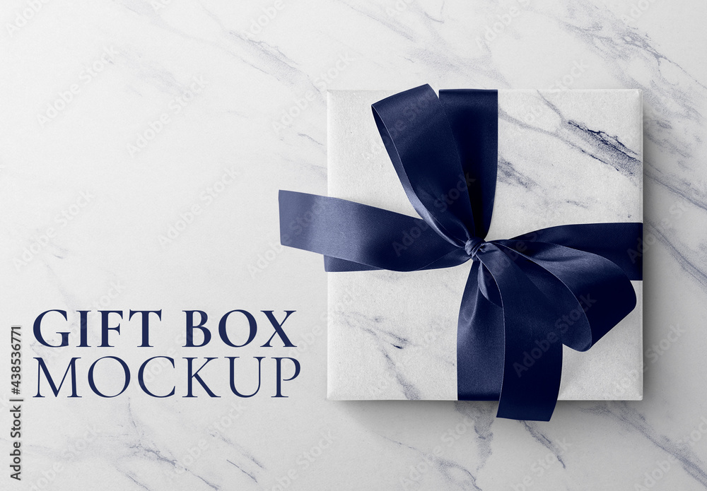 Editable Gift Box Mockup Stock Template | Adobe Stock